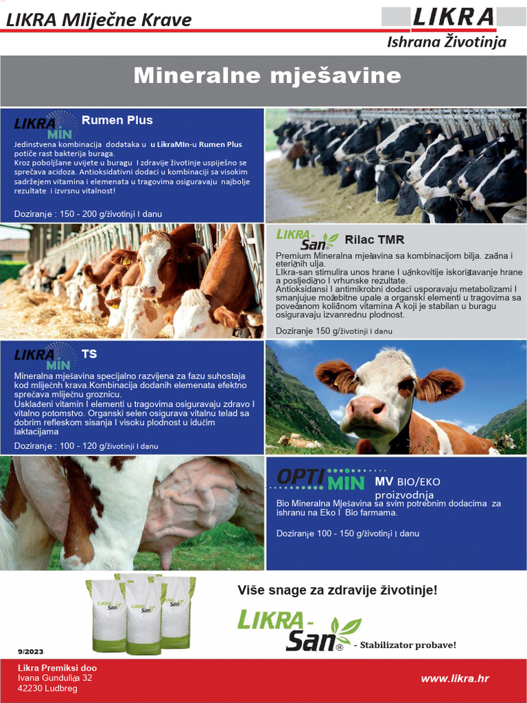 Mliječne Krave Flajer 9-23 | PDF