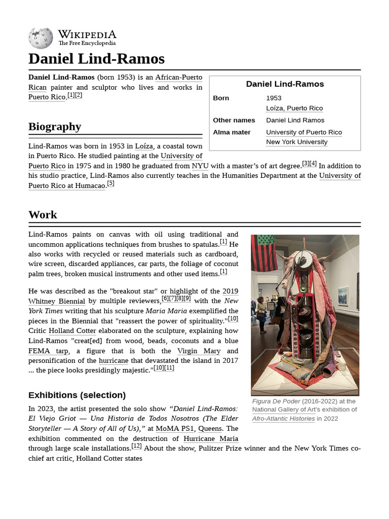 Daniel_Lind-Ramos | PDF | The Arts