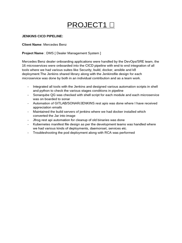 Projects Document | PDF | Computer Architecture | Distributed Computing Architecture