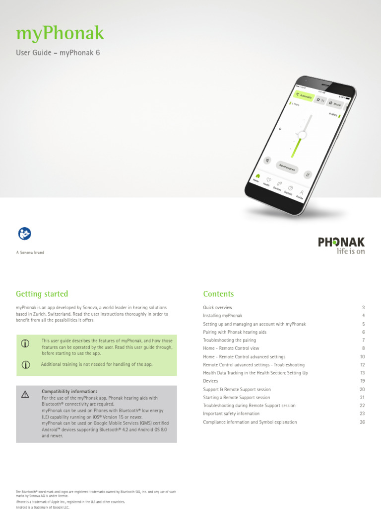 PH User Guide My Phonak 6.8.0 297x210 en | PDF | Equalization (Audio ...