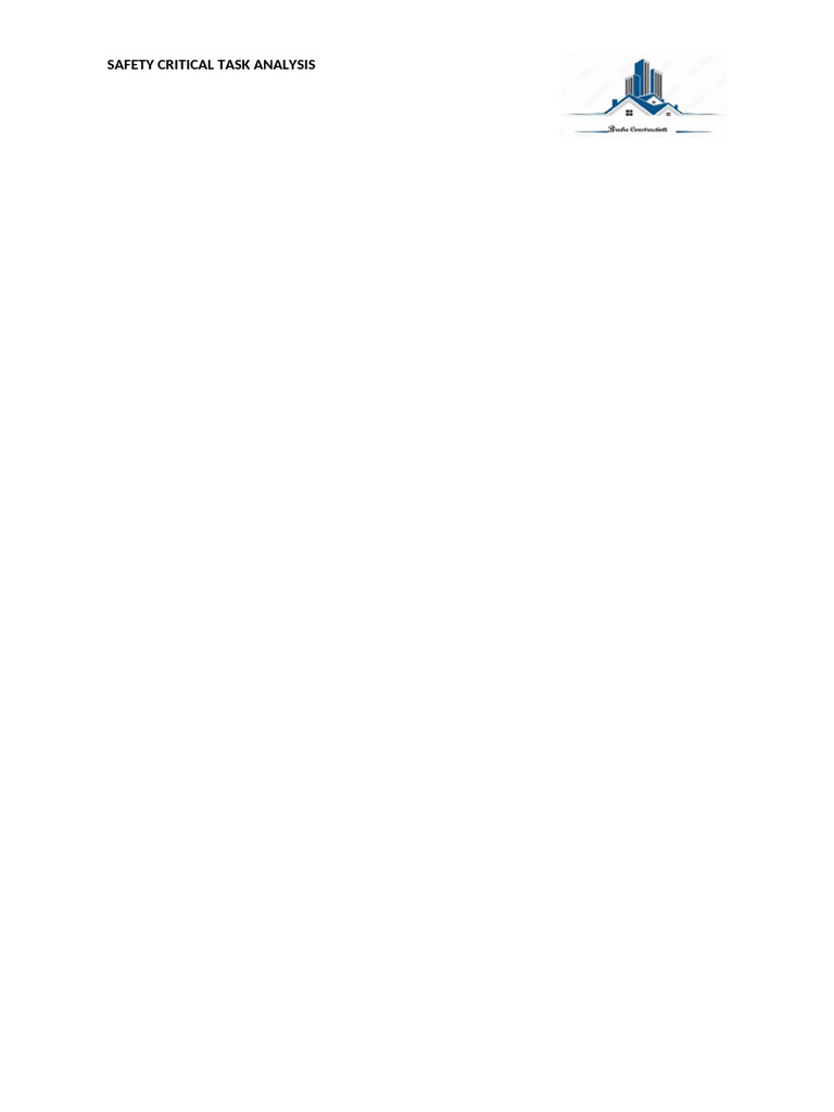 Safety Critical Task Analysis SOP | PDF | Human Factors And Ergonomics ...