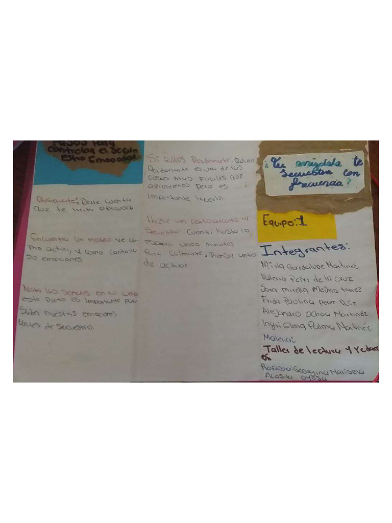 Borrador Del Triptico A Mano | PDF