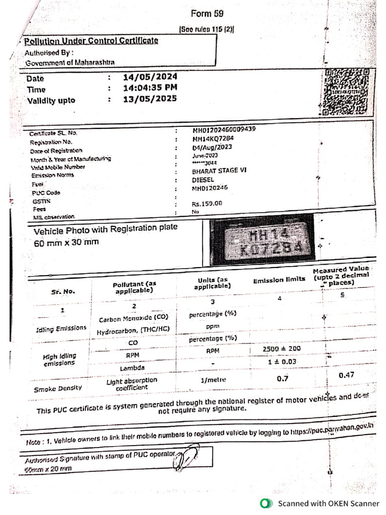 PUC Certificate | PDF