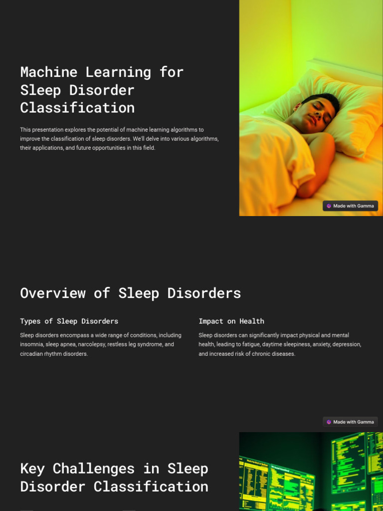 Machine-Learning-for-Sleep-Disorder-Classification (1) Vinay | PDF | Sleep Disorder | Sleep