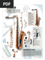 Las Partes Del Saxofon | PDF | Saxofón | Instrumentos musicales