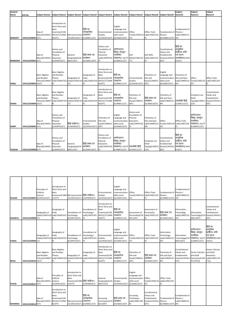 Ba Exam Form For Student Group | PDF | Geometry | Science