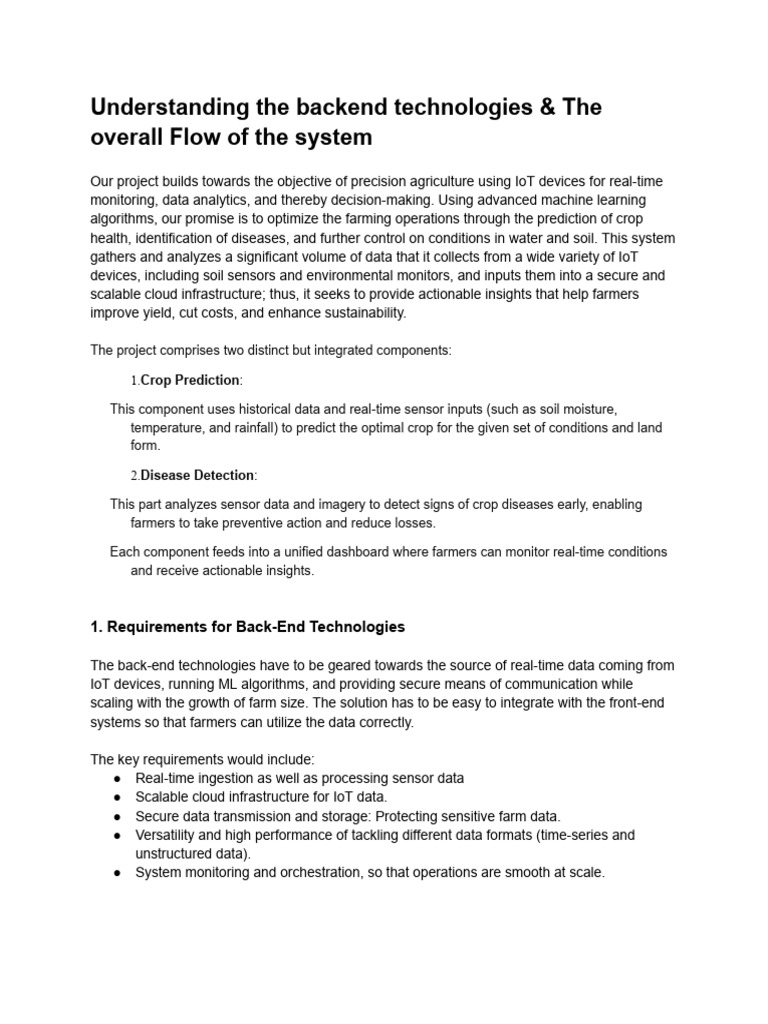 Backend Technolgies UPCST Project | PDF | Internet Of Things | Cloud ...