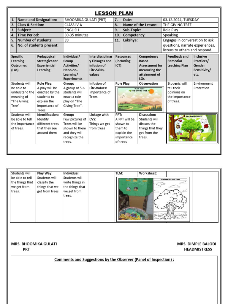Demo Lesson Plan - 101007 | PDF | Liberal Arts Education | Education Theory