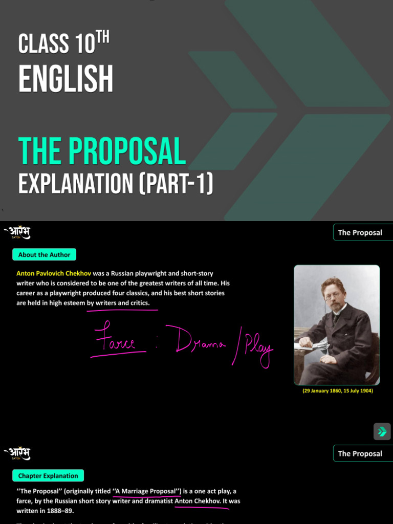 Ch-9 The Proposal - Play | PDF
