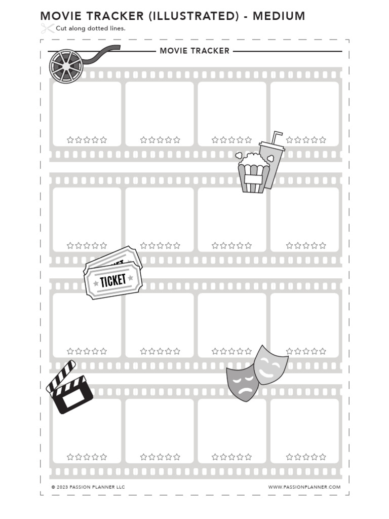 Illustrated Movie Tracker 1 Medium | PDF