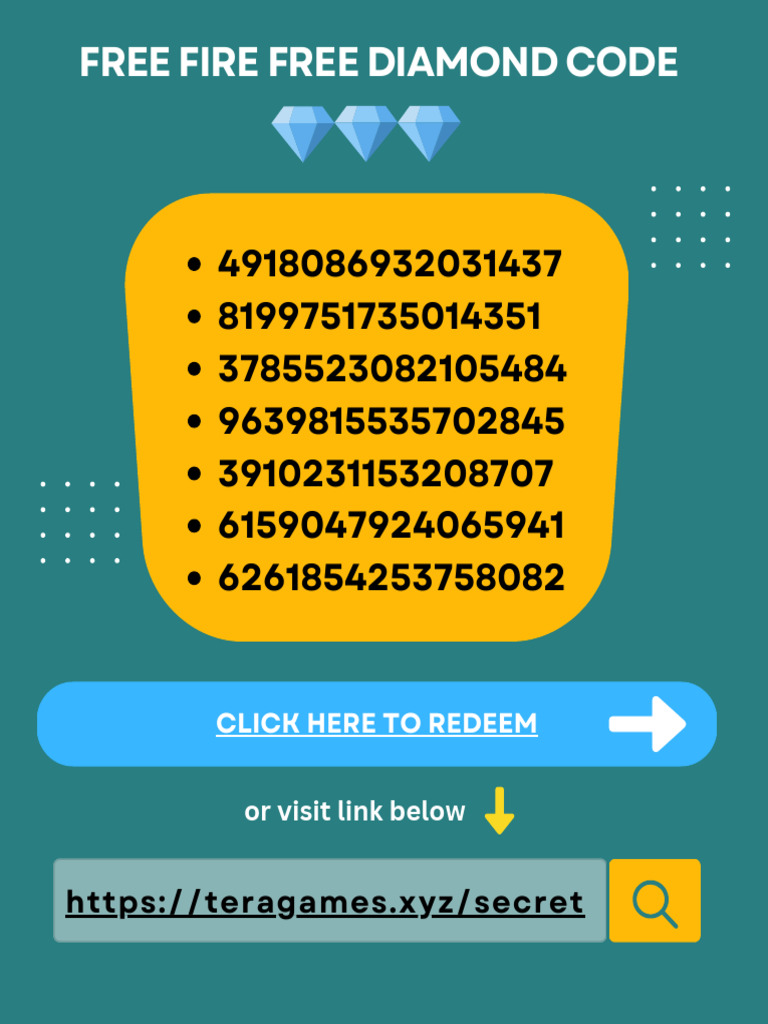 Free Fire Free Diamond Code | PDF