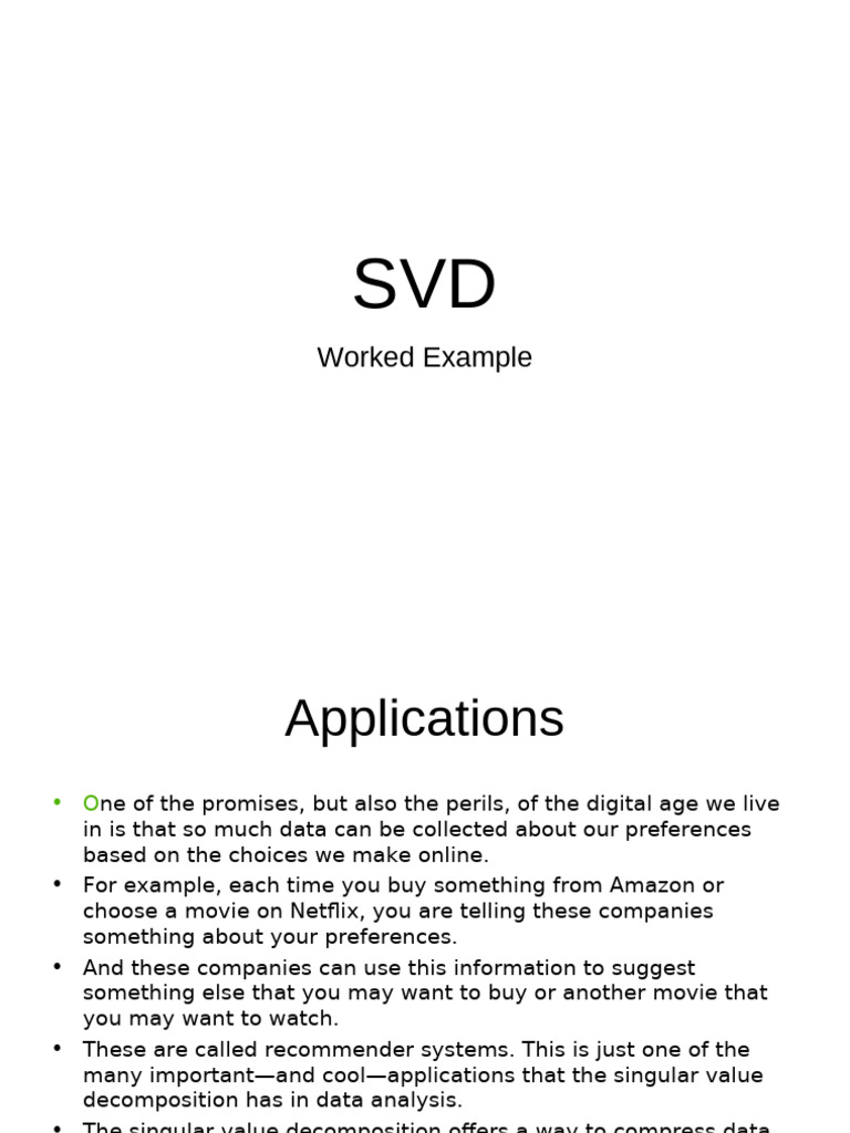 SVD Worked Example-2 | PDF SVD Worked Example-2 | PDF