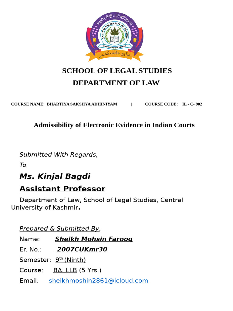 Bsa 2023 Assignment | PDF | Justice | Crime & Violence