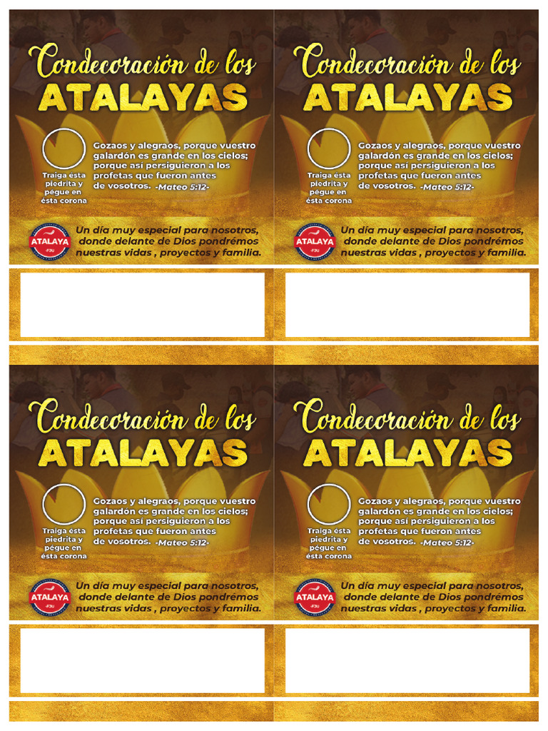 Folleto Atalaya Iurds | PDF