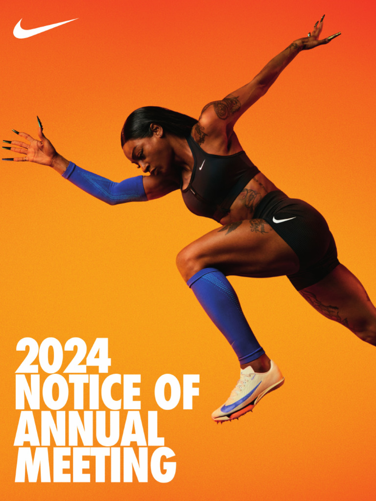Nike 2024 Annual Shareholders Meeting | PDF | Corporate Social ...