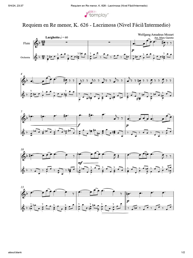 Part. Requiem Lacrimosa | PDF