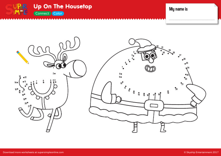 Up On The Housetop Worksheet | PDF