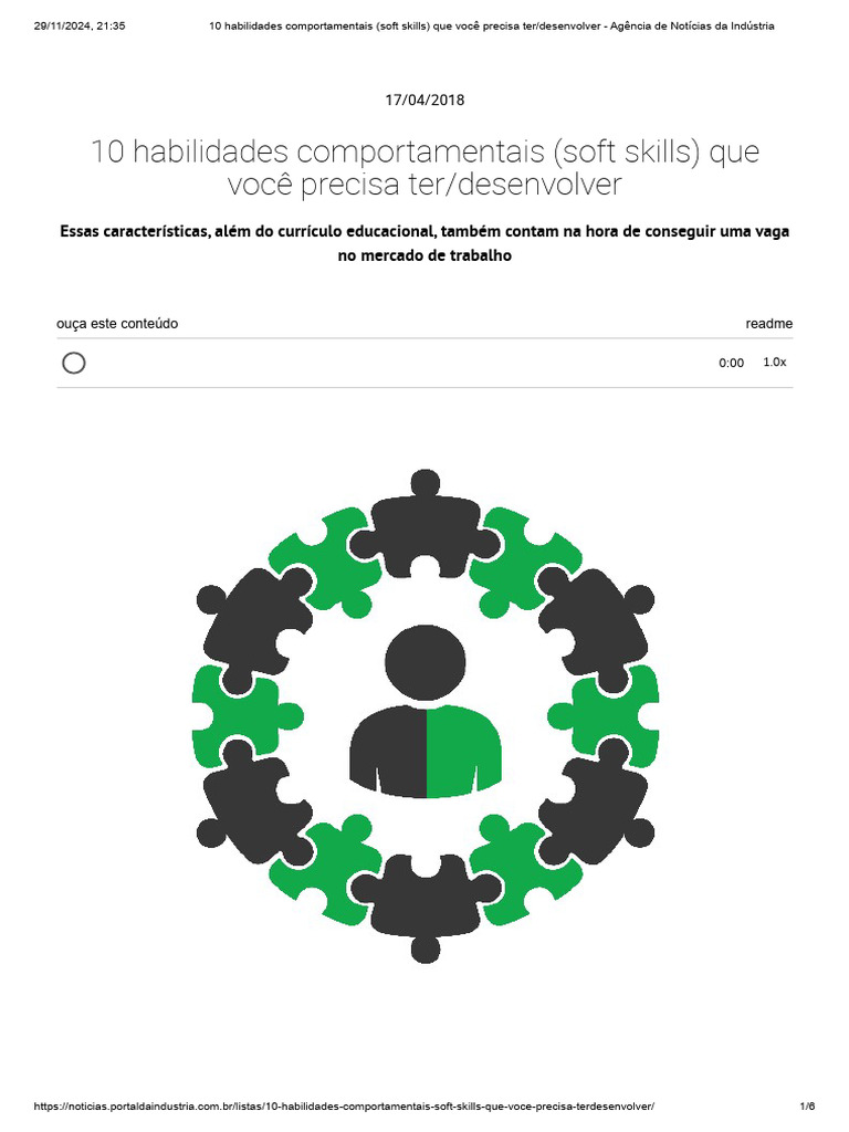 10 habilidades comportamentais (soft skills) que você precisa ter ... 10 habilidades comportamentais (soft skills) que você precisa ter ...
