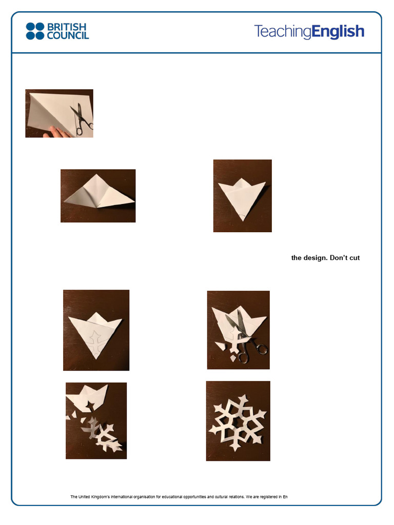 How To Make A Snowflake | PDF