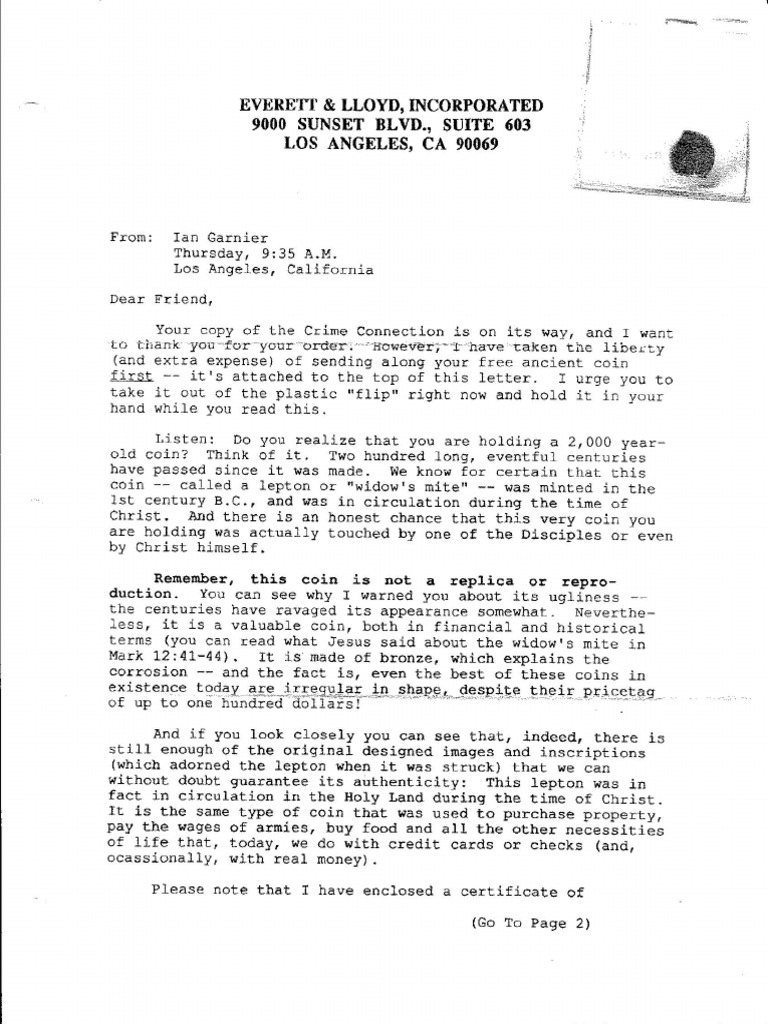 01-The Financial Bloodbath Caused by Criminal Scum Stick Letter | PDF