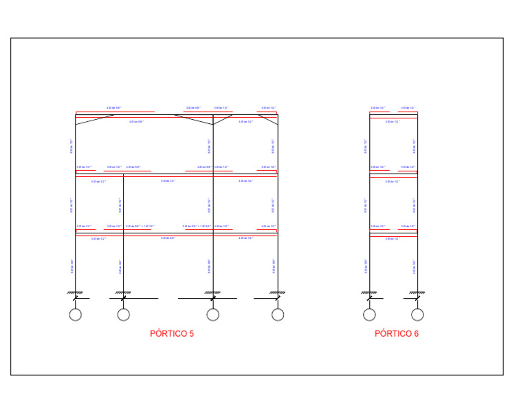 Pórticos 5 y 6 | PDF