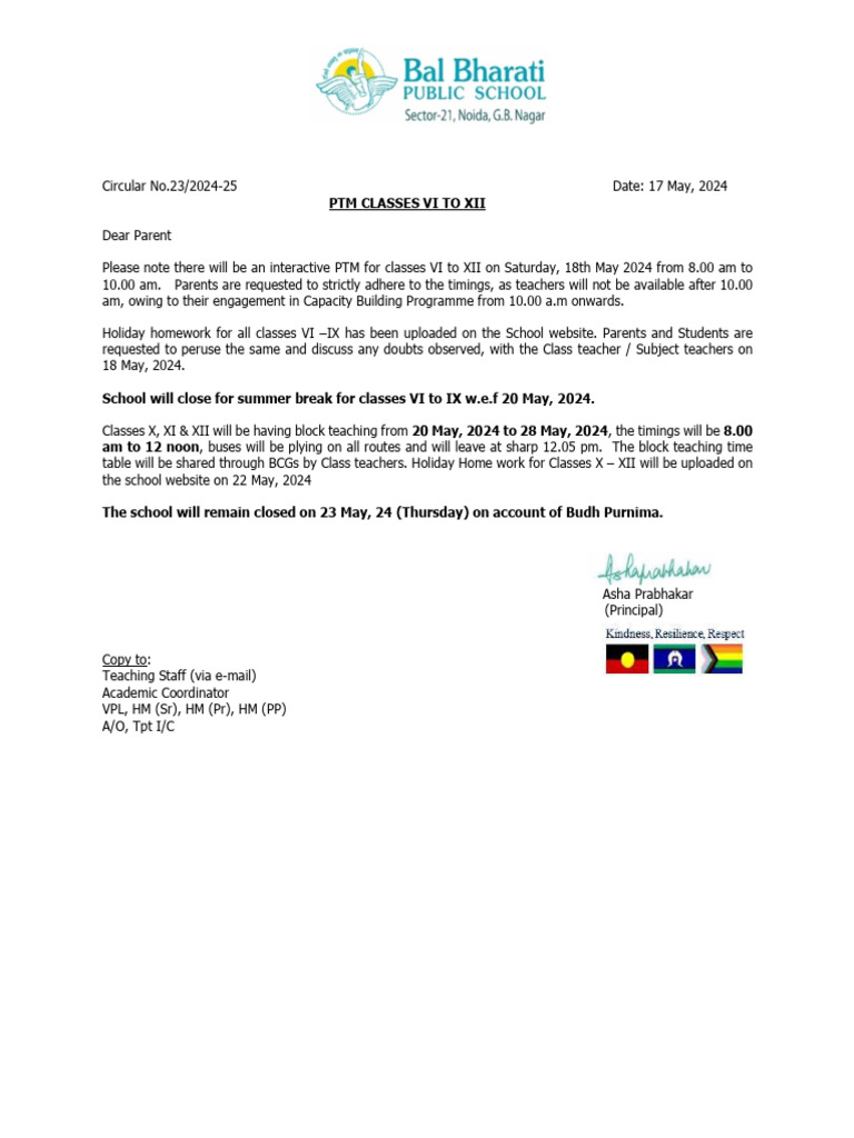 Circular No 23 | PDF