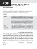 The Evans' Index Revisited | PDF | Sensitivity And Specificity | Neurology