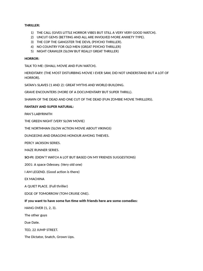 MOVIES | PDF