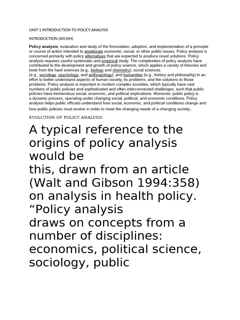 Ppai | PDF | Policy Analysis | Policy