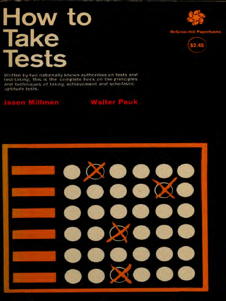 How to Take Tests- Jason Millman, Walter Pauk | PDF | Reading ...