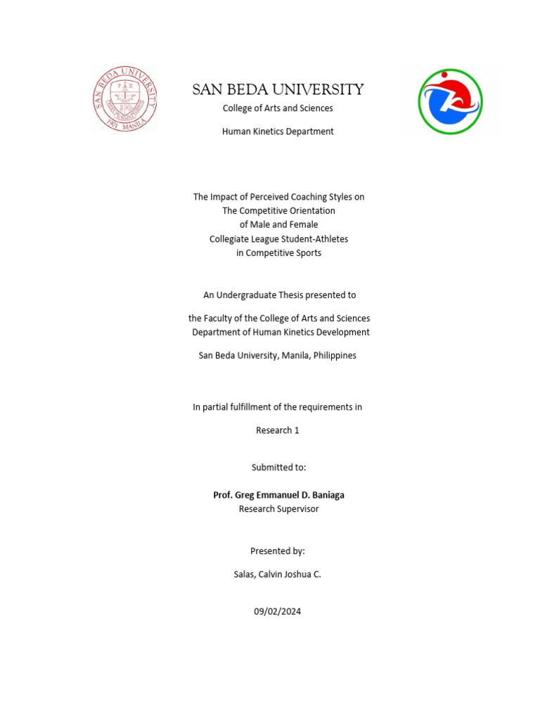 4asm Group 5 Salas Research 1 Introduction, Framework, RRL Revised | PDF | Motivation | Motivational