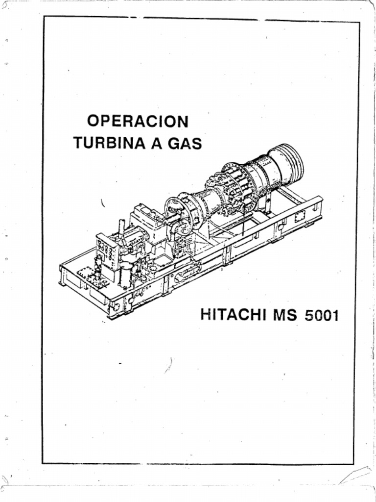 HITACHI 5001 | PDF | Turbina | Rodamiento (Mecánico)
