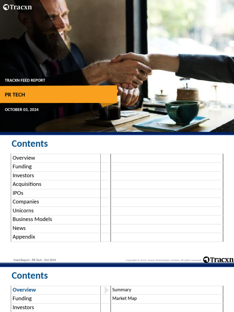PR Tech - Tracxn Feed Report - 03 Oct 2024 | PDF | Venture Capital ...
