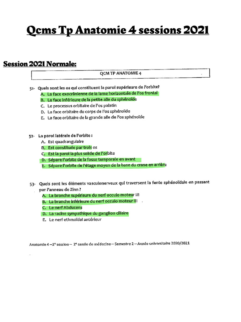 Qcms_tp 2021 Correction | PDF