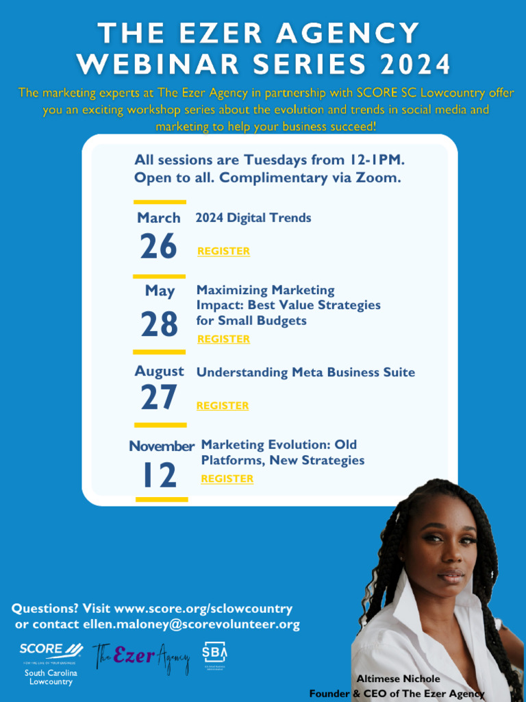 The Ezer Agency Webinars 2024 | PDF