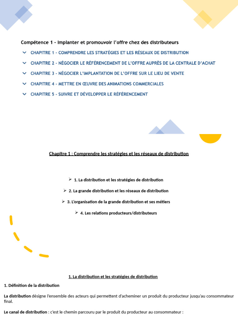 Stratégies et Réseaux de Distribution | PDF | Franchise (réseau ...