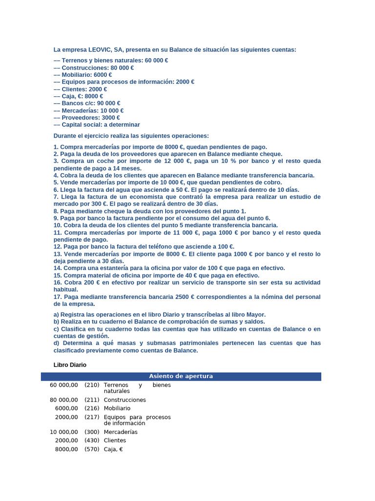 La Empresa LEOVIC | PDF | Bancos | Transferencia bancaria