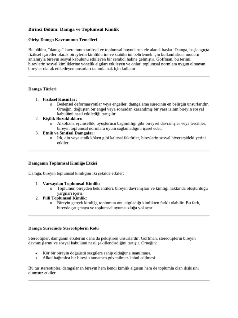 Damga Goffman | PDF