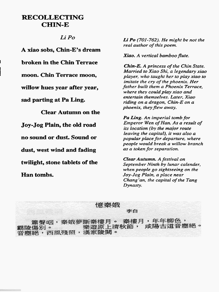 HUANG YUNTE From Shi - A Radical Reading of Chinese Poetry | PDF | Yin ...