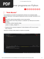 Guía para Usar IDLE en Python | PDF