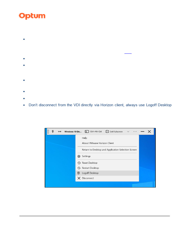 Optum VDI Best Practices Guide | PDF | Desktop Virtualization ...