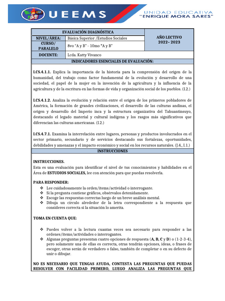 8vo EGB_ED_EESS_KGVA_21_22 | PDF | Américas | America latina