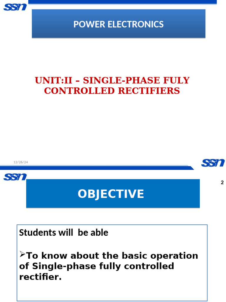 2.singlephase Fully Controlled Rectifier | PDF | Rectifier | Root Mean Square