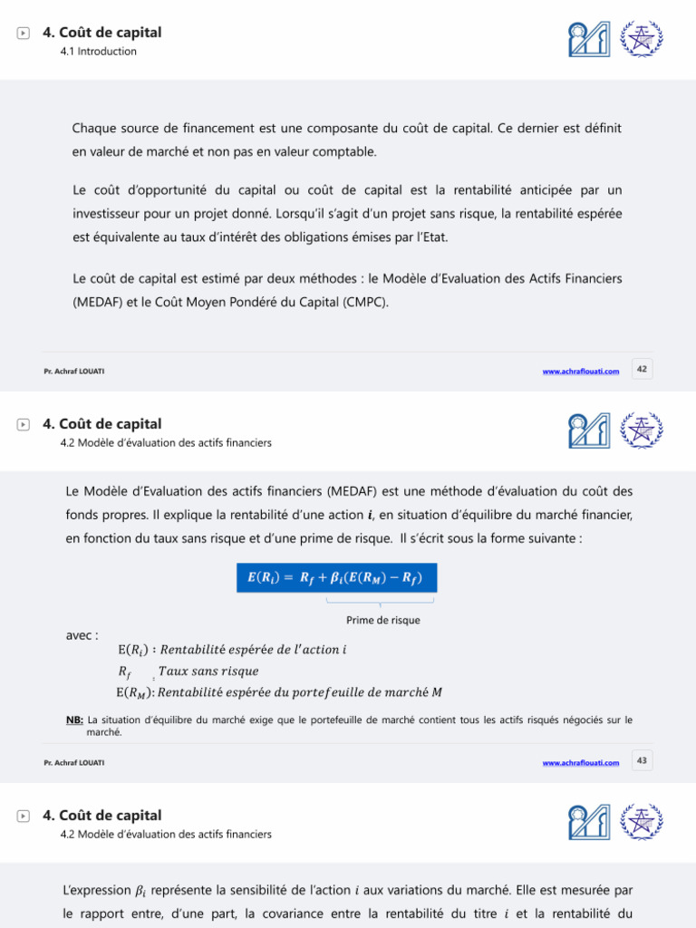 2iÃ¨me partie_Cours Finance d'entreprise_S5 LEX 2024 | PDF