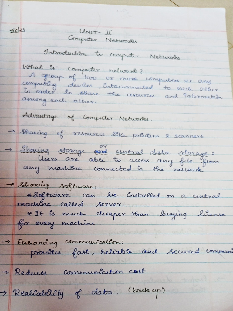 UNIT-2 Computer Networks notes | PDF