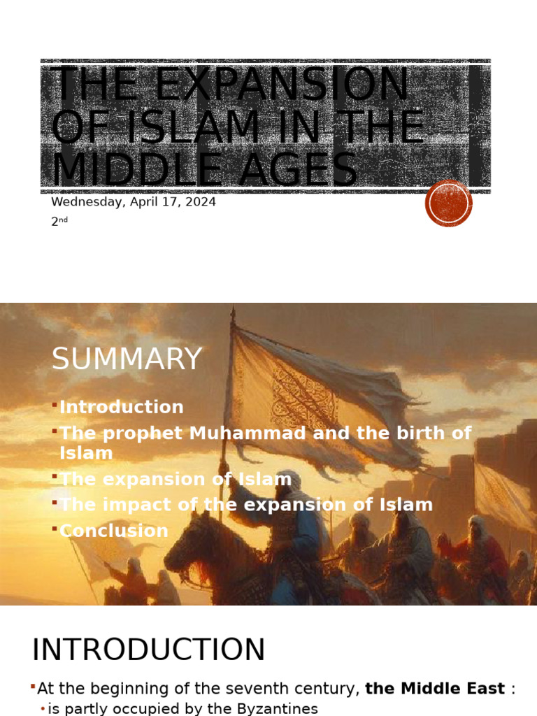 The Expansion of Islam in The Middle Ages | PDF