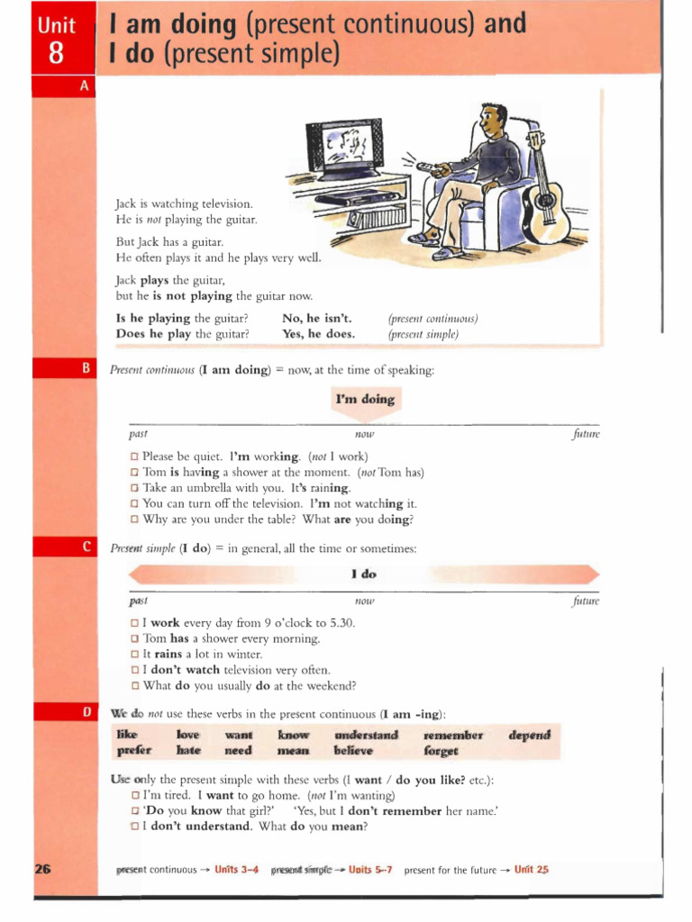Marcos p.simple vs p.cont | PDF