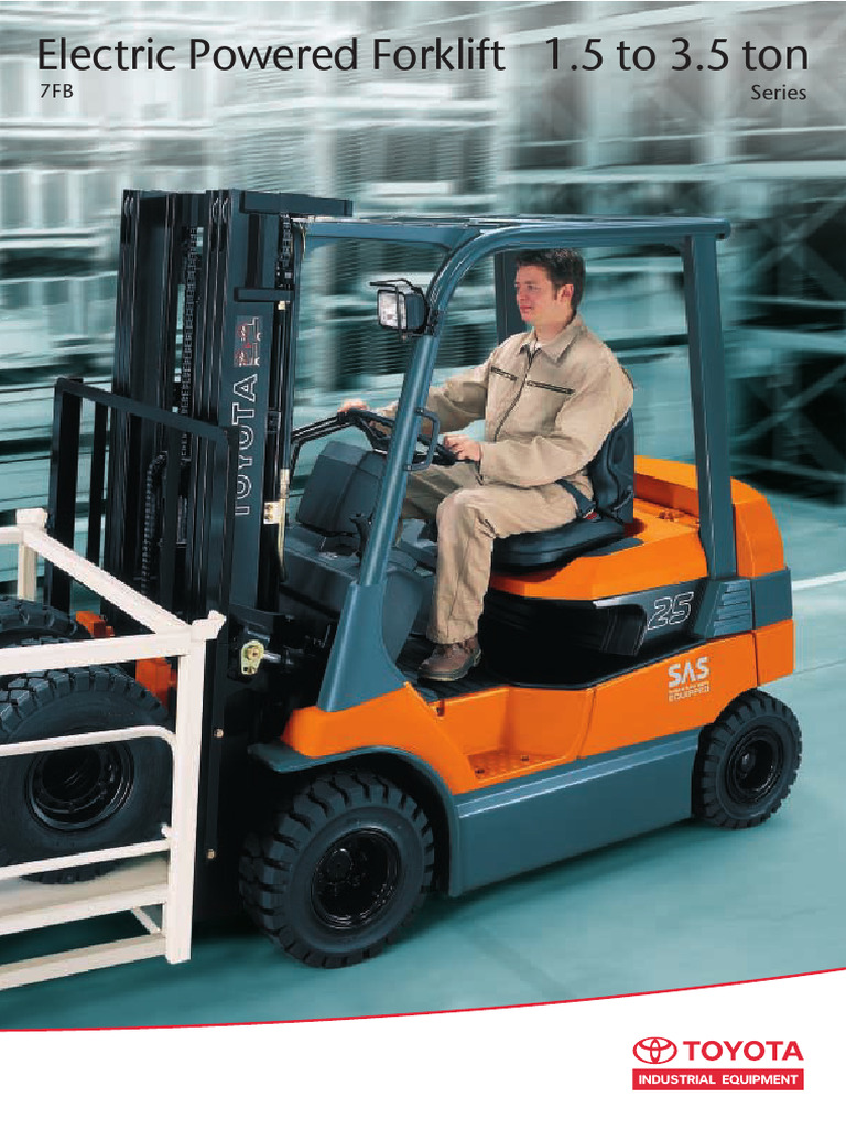 Toyota 7FB Electric Forklift Overview | PDF | Truck | Forklift