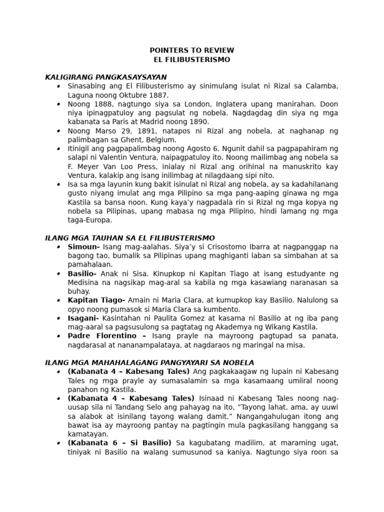 POINTERS-TO-REVIEW-grade-10 | PDF