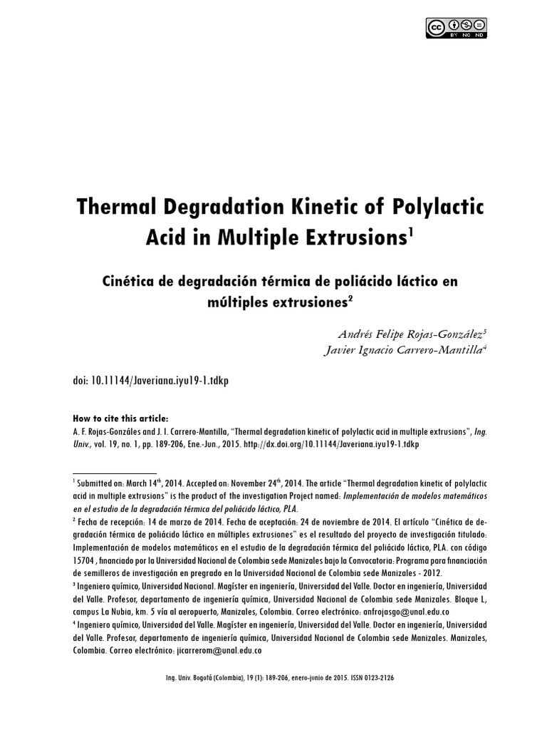Dialnet-ThermalDegradationKineticOfPolylacticAcidInMultipl-5429400 | PDF | Physical Chemistry ...
